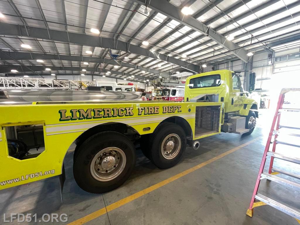 Tanker 51 Returns to In Sevice - Limerick Fire Department