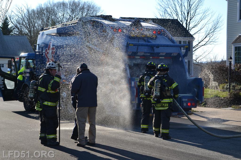 Garbage Truck Fire - Limerick Fire Department
