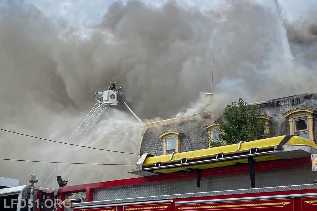 Limerick Assists at Collegeville Building Fire - Limerick Fire Department