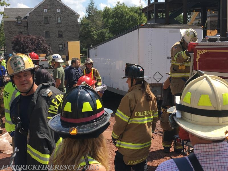 Rescue 54 Assists At Technical Rescue - Limerick Fire Department